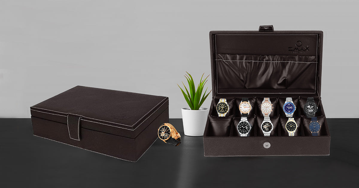 Buy watch box Online | Watch Case for Men | Watch Case – Omax